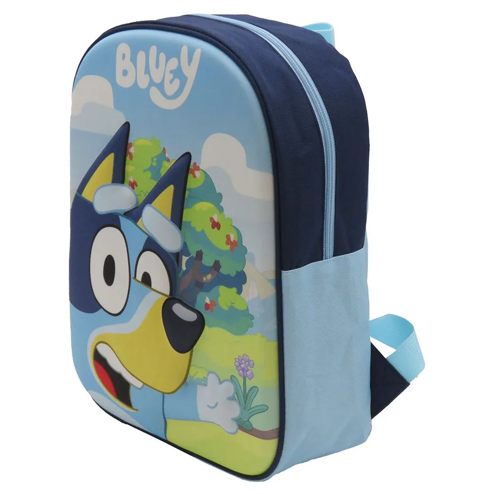 Bluey 30 cm 3D Éva Sac à Dos Bleu | Kidinn