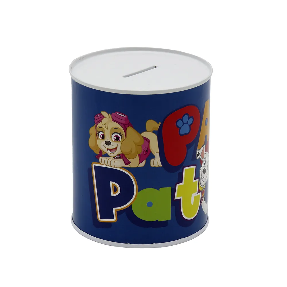 Paw patrol Medium Tin Coin Bank Clear | Kidinn