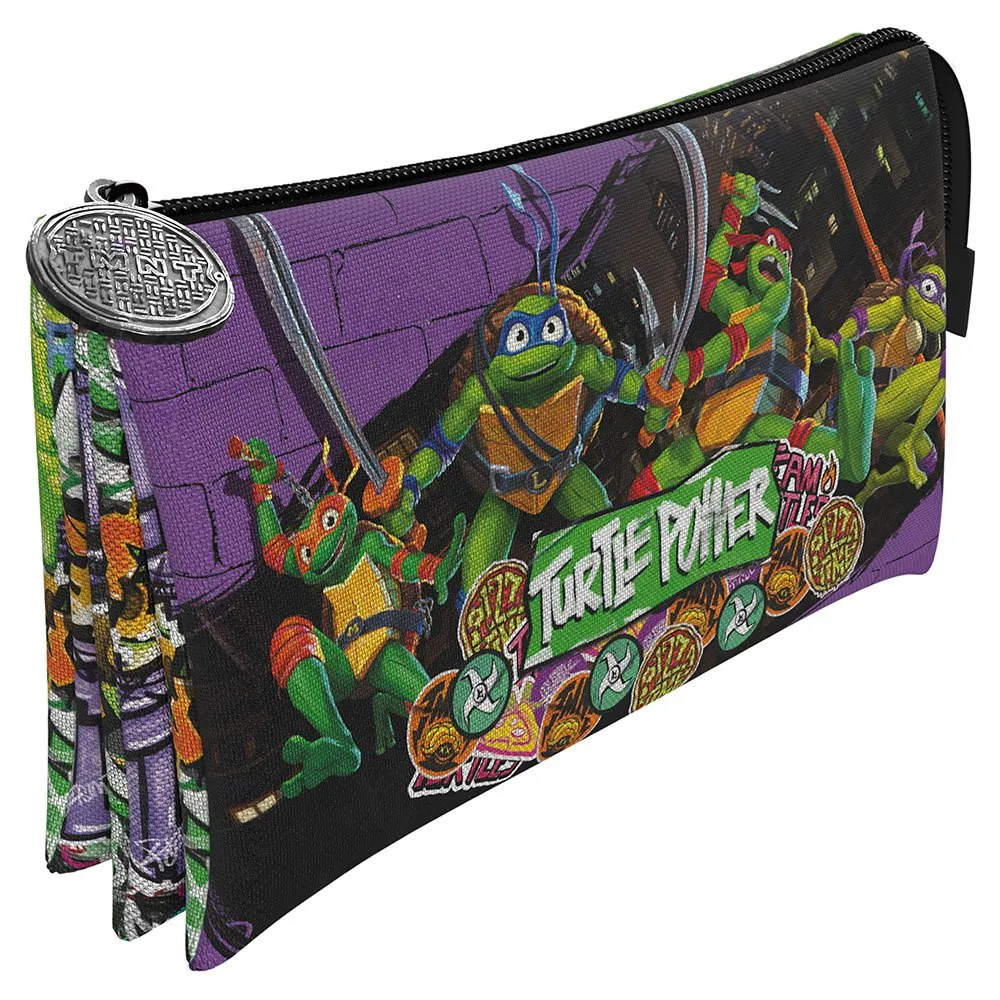 Tortugas ninja Triple Pencil Case Mutants Multicolor | Dressinn