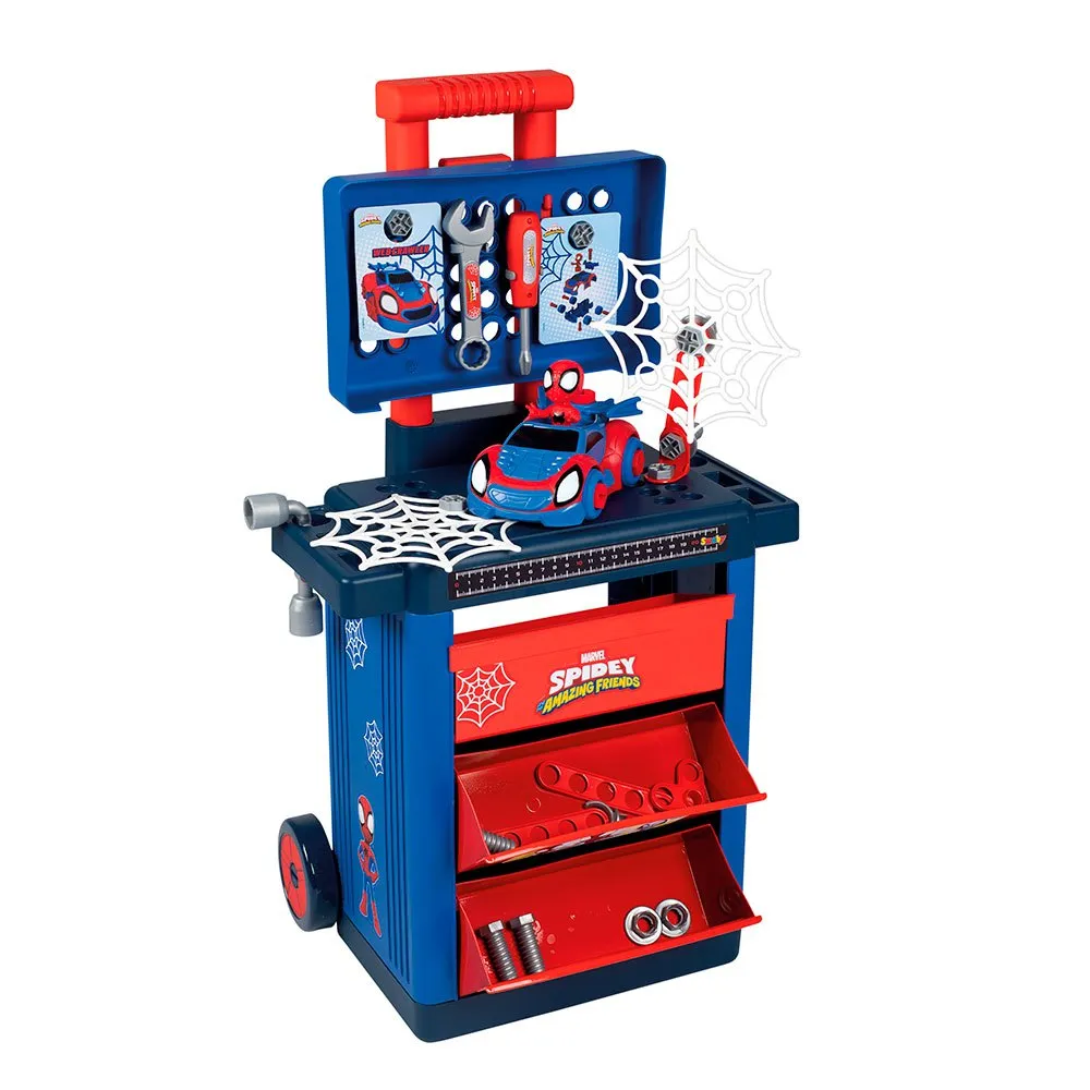 Smoby Trolley Diy Spidey Toy Red | Kidinn