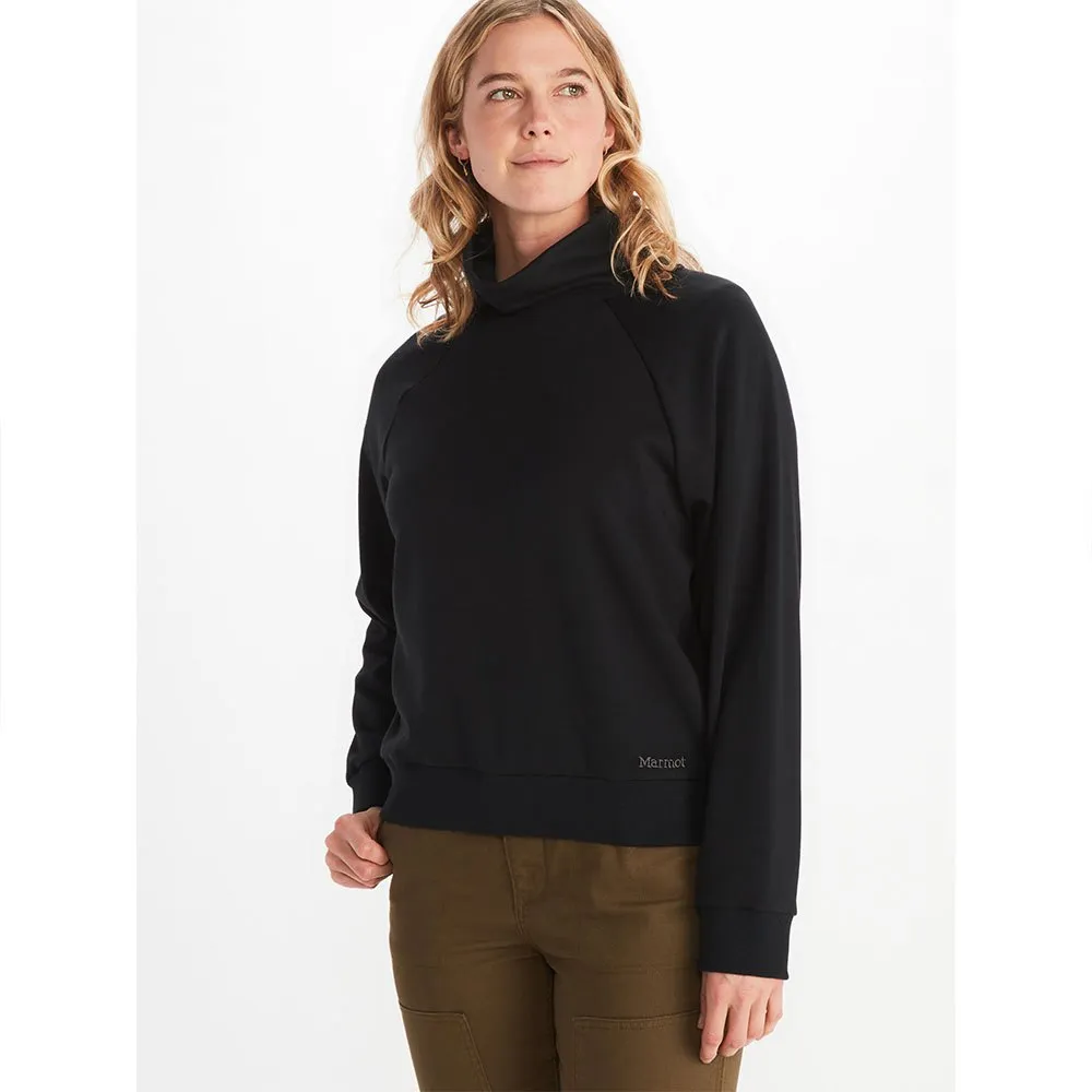 Marmot Rowan Funnel sweater Black | Trekkinn