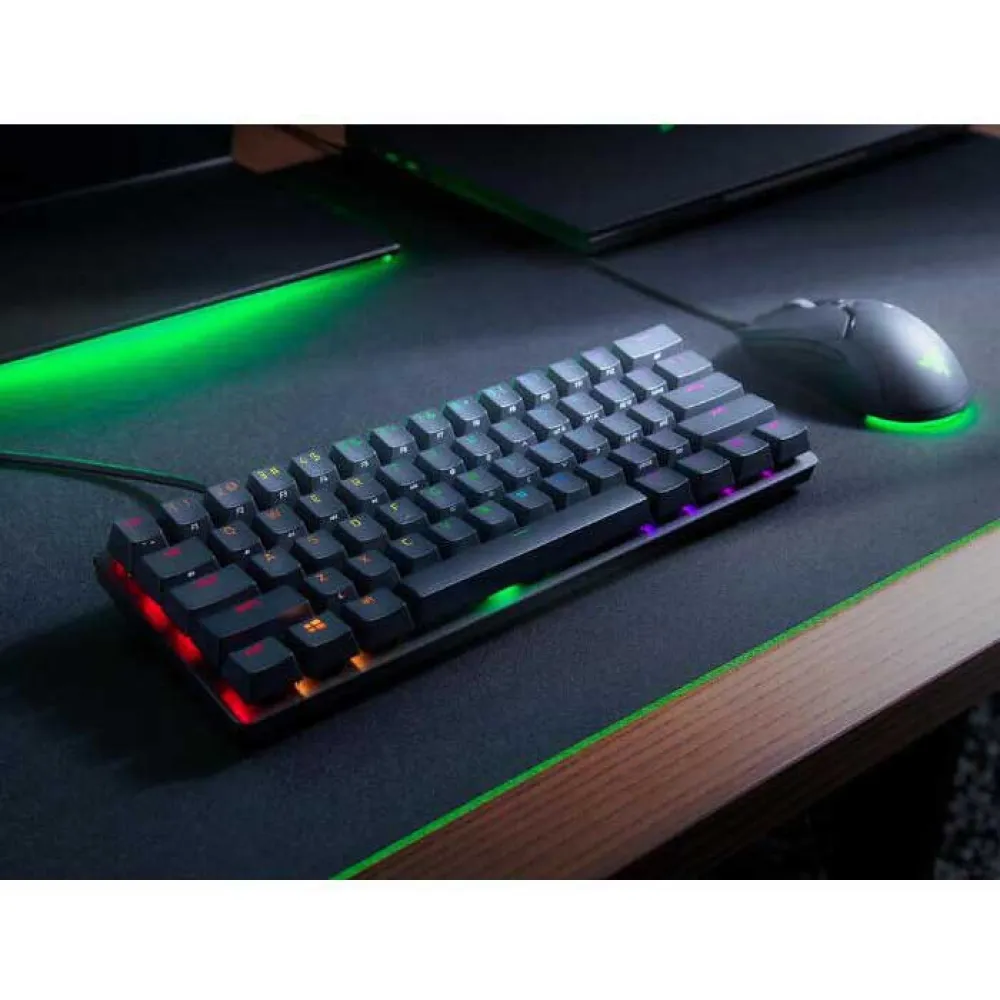 Razer Teclado Mecánico Inalámbrico Gaming Huntsman Mini Transparente ...