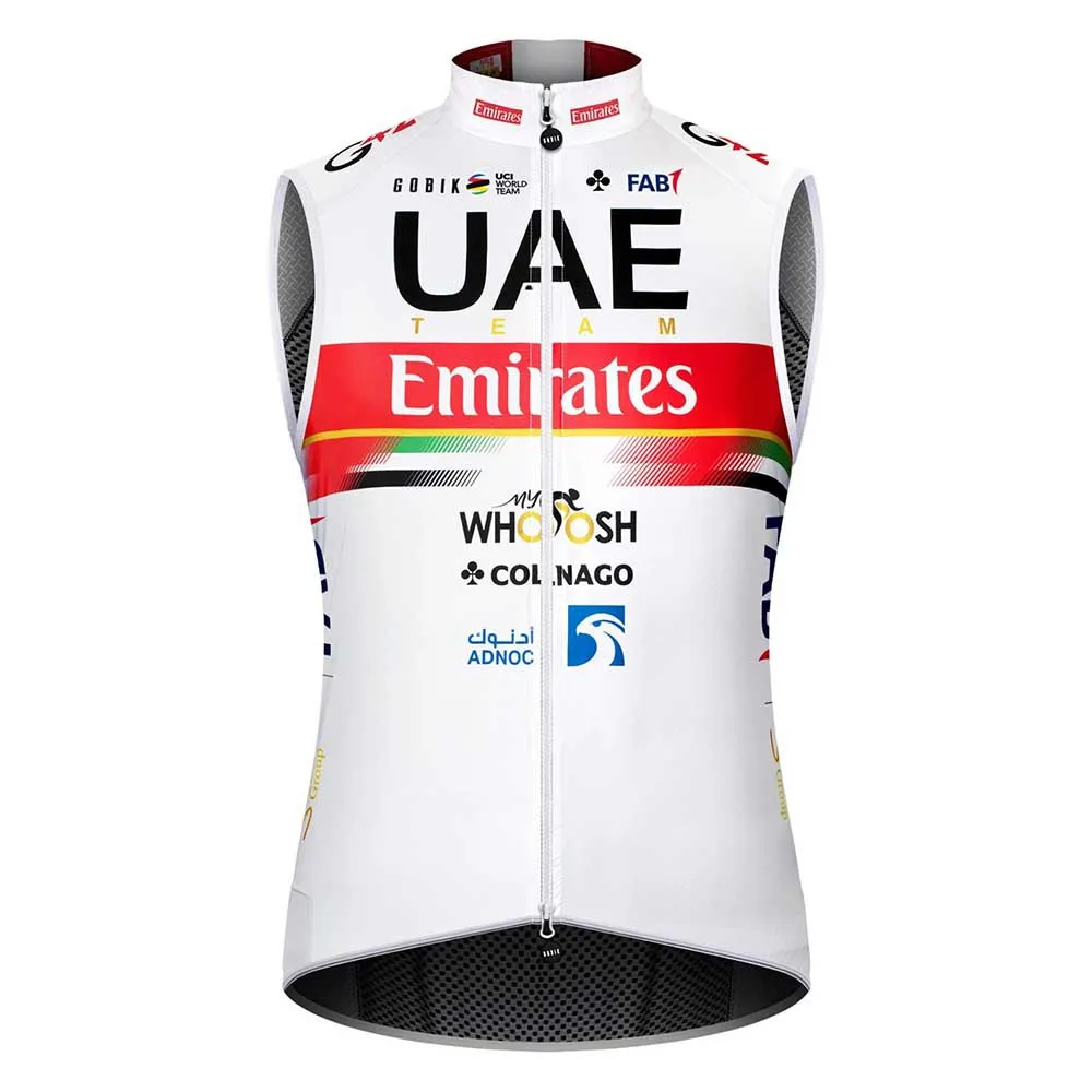 Gobik Gilet Plus 2.0 UAE Team Emirates 2021, Blanc | Bikeinn