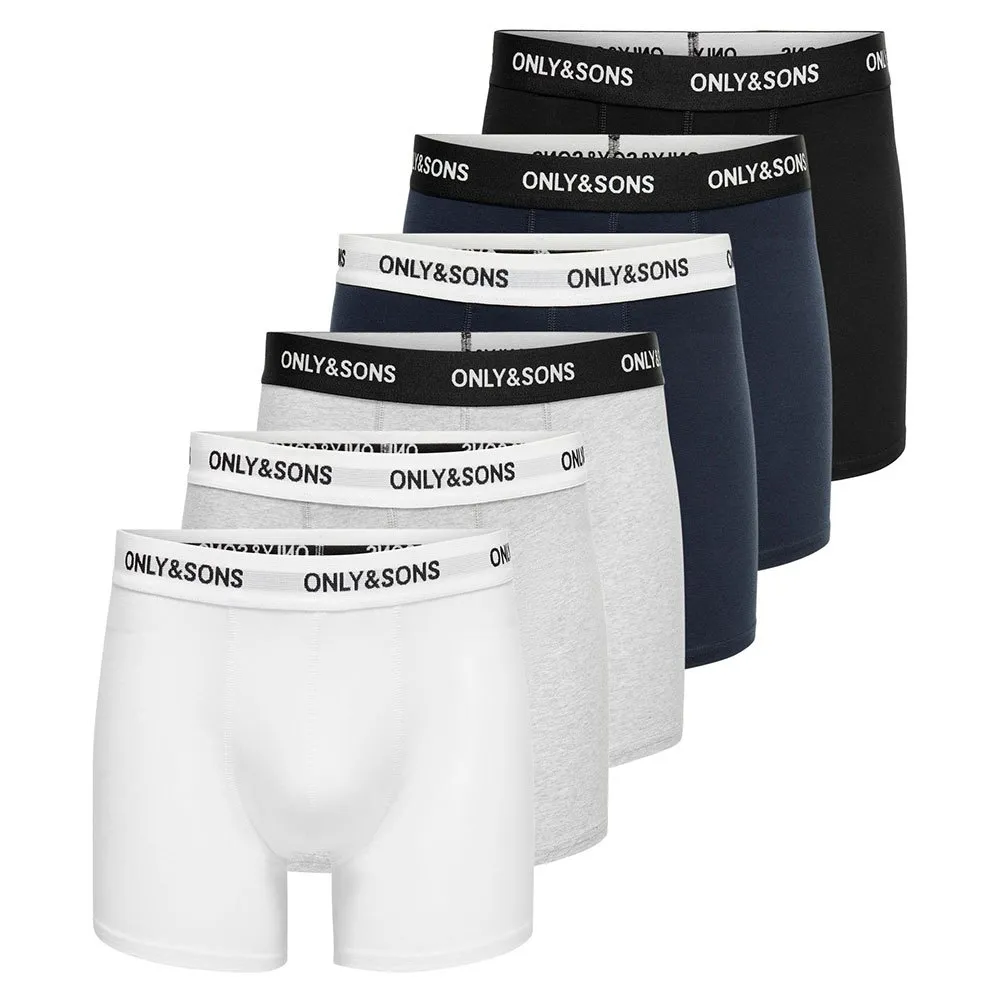 Only & sons Fitz Solid Boxer 7 Einheiten Mehrfarbig | Dressinn