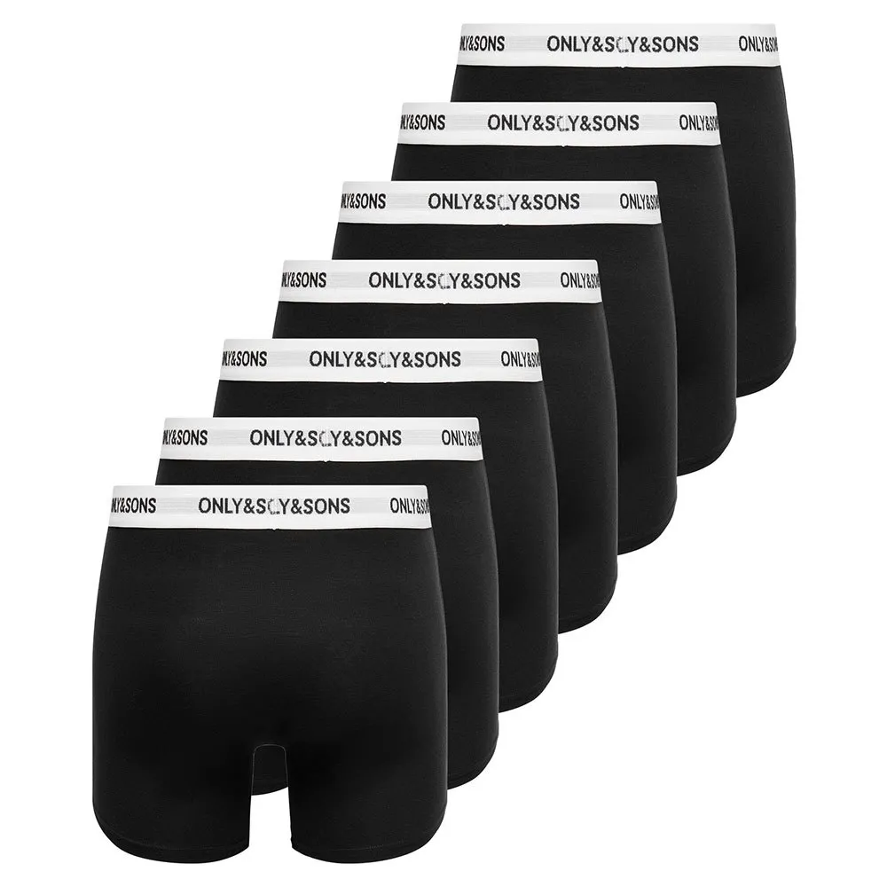 Only & sons Fitz Solid Boxer 7 Units Multicolor | Dressinn