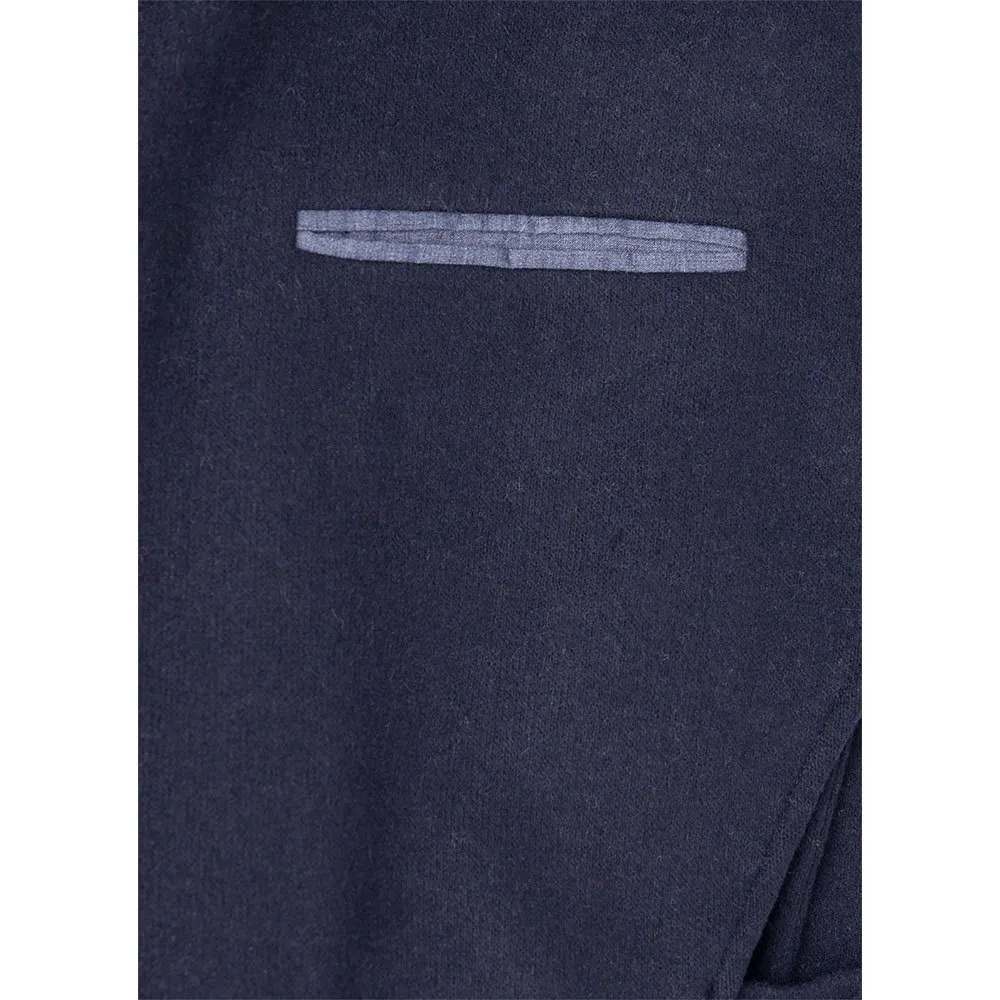 Façonnable Jersey Wool coat Blue | Dressinn