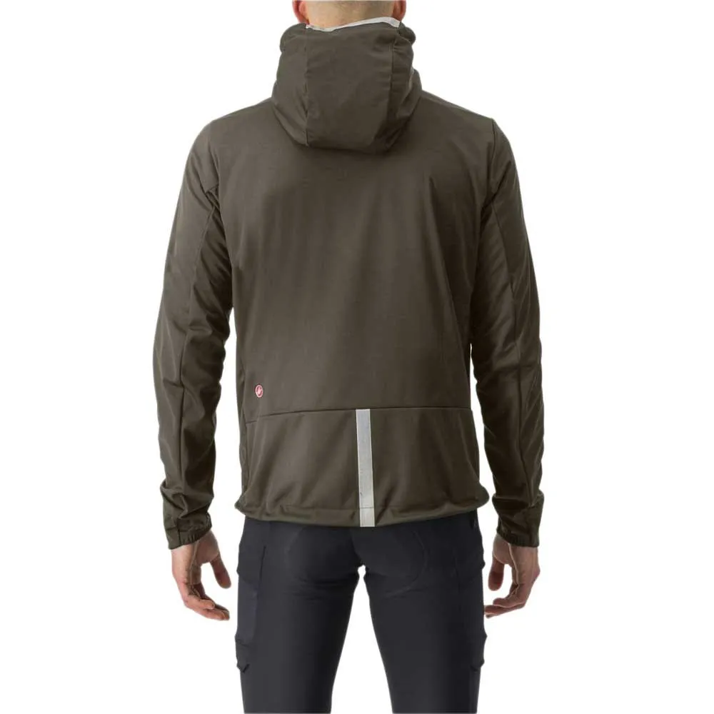 Castelli Trail Hoodie Jacket, Green | Bikeinn