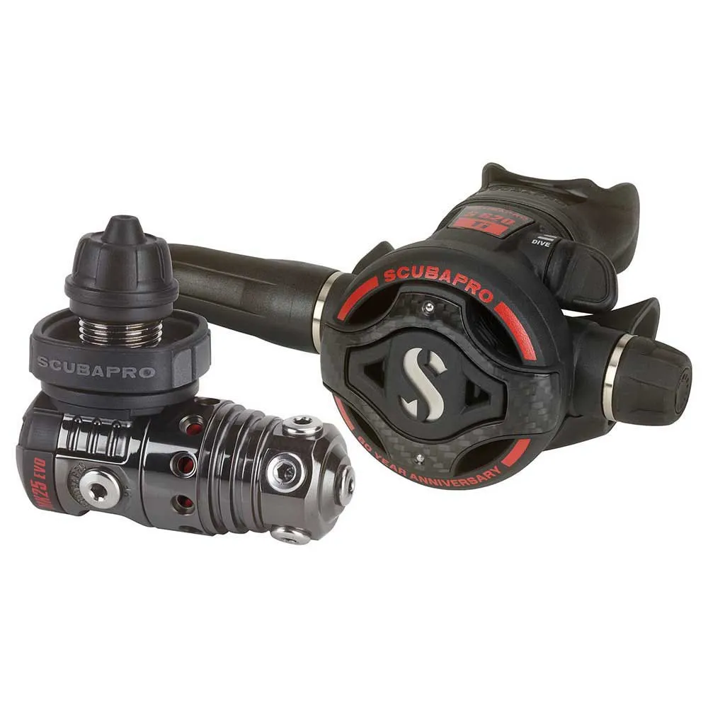 Scubapro Mk25 Evo D300/S620 Ti 60 Year Anniversary diving regulator set ...