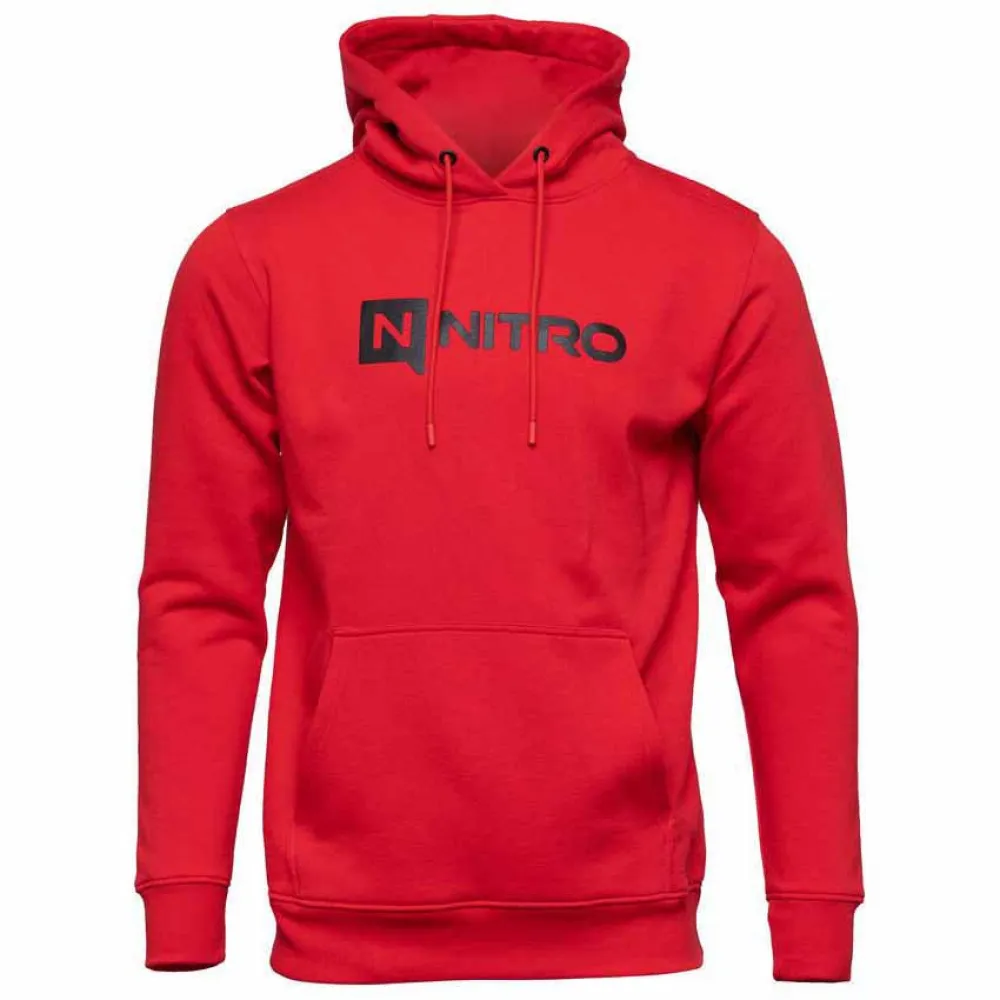 Nitro Logo Hoodie Red | Snowinn