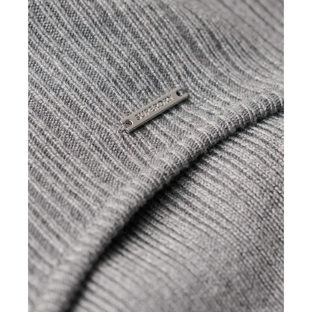 Superdry Vestido Midi Sin Mangas Backless Bodycon Gris | Dressinn