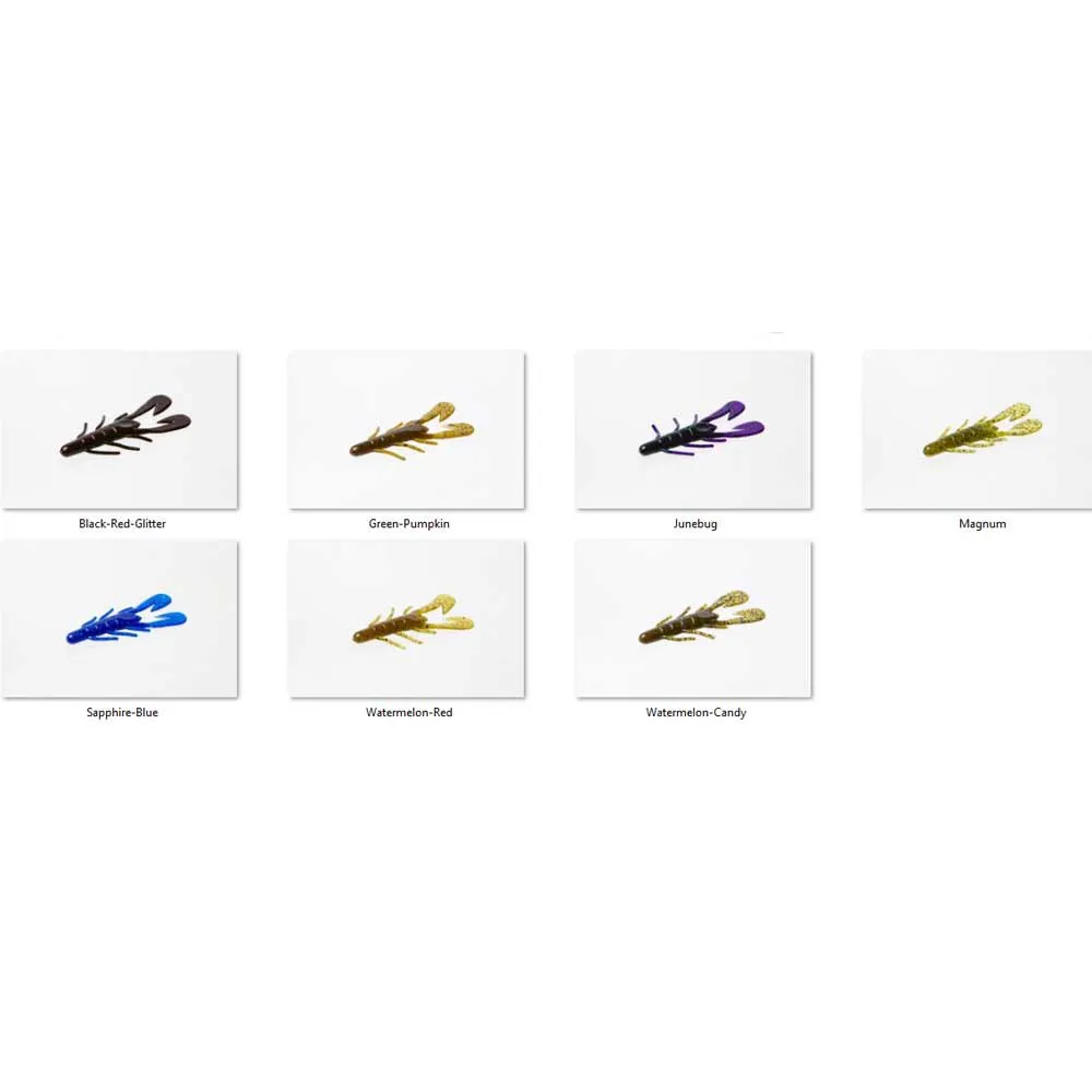 Zoom bait Magnum Uv Speed Craw Soft Lure 107 mm 10 Units Golden| Waveinn