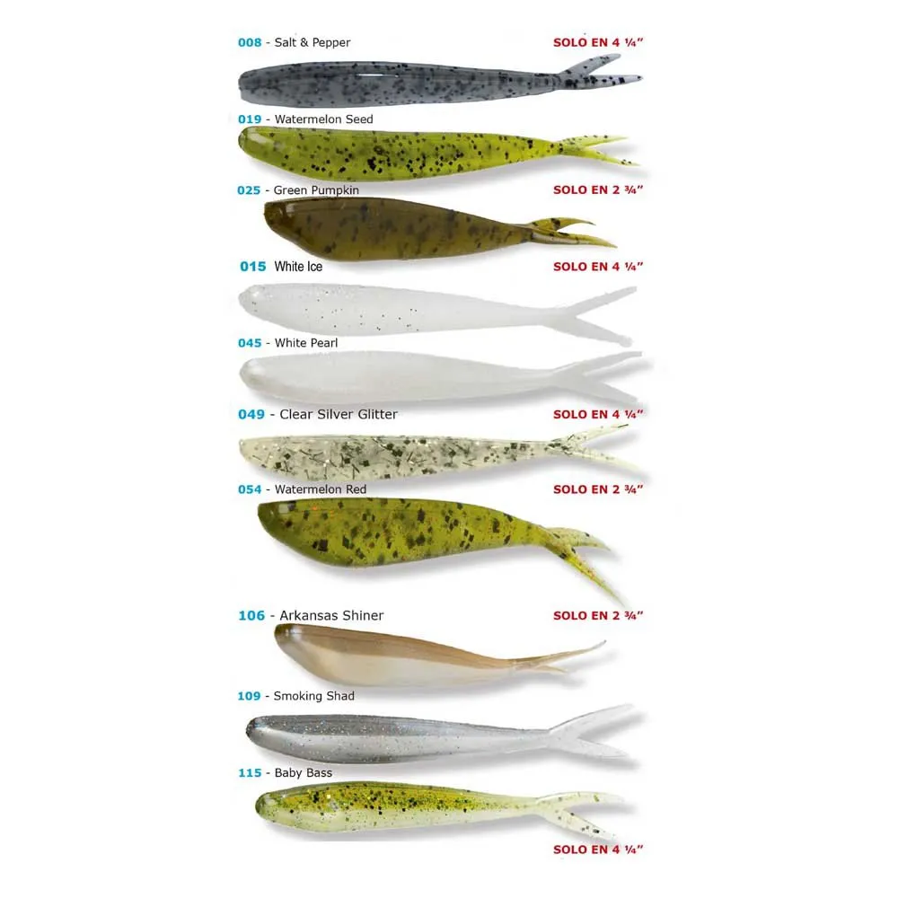 Zoom bait Vinilo Tiny Fluke 76 mm Dorado | Waveinn