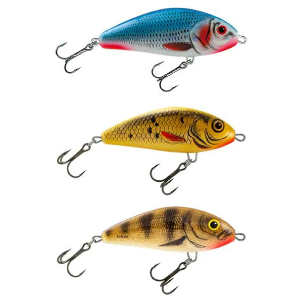Salmo Fatso Sinking Lipless Crankbait 120 mm Golden | Waveinn
