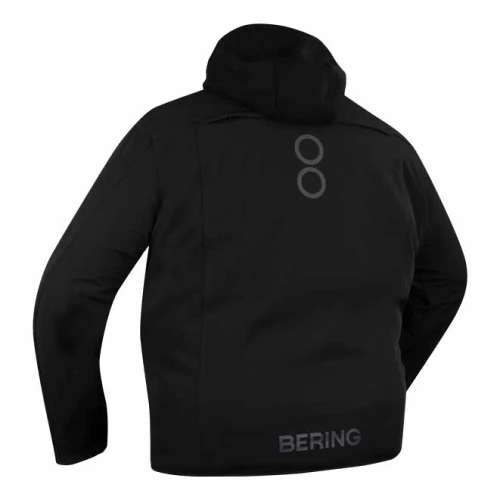 Bering Davis KS Oversized Hoodie Jacket Black | Motardinn
