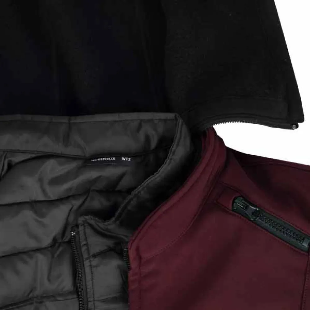 Bering Davis QS Oversized hoodie jacket Red | Motardinn