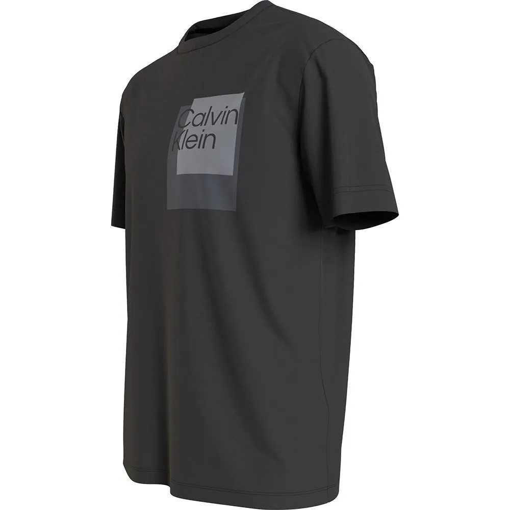 Calvin klein Overlay Box Logo Kurzärmeliges T-shirt | Dressinn