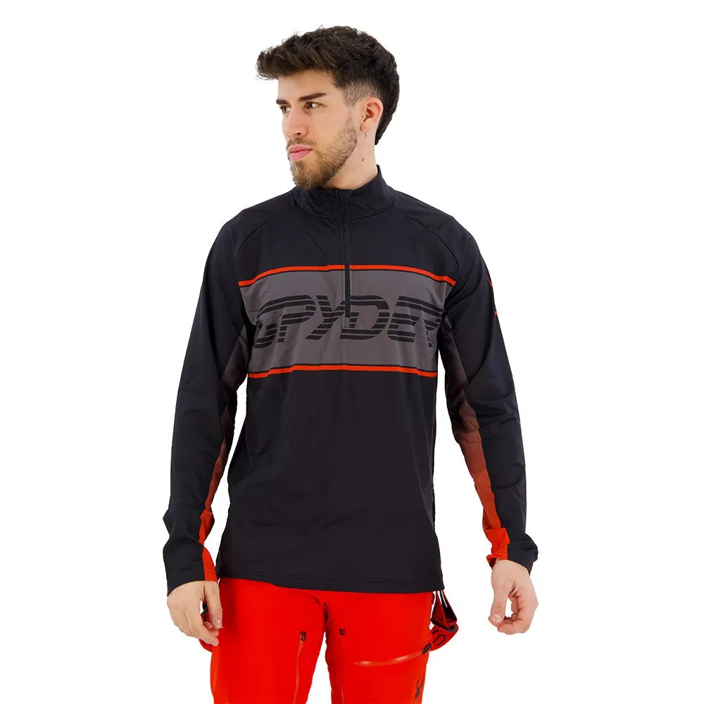 Spyder Paramount Half Zip Sweatshirt Black | Snowinn