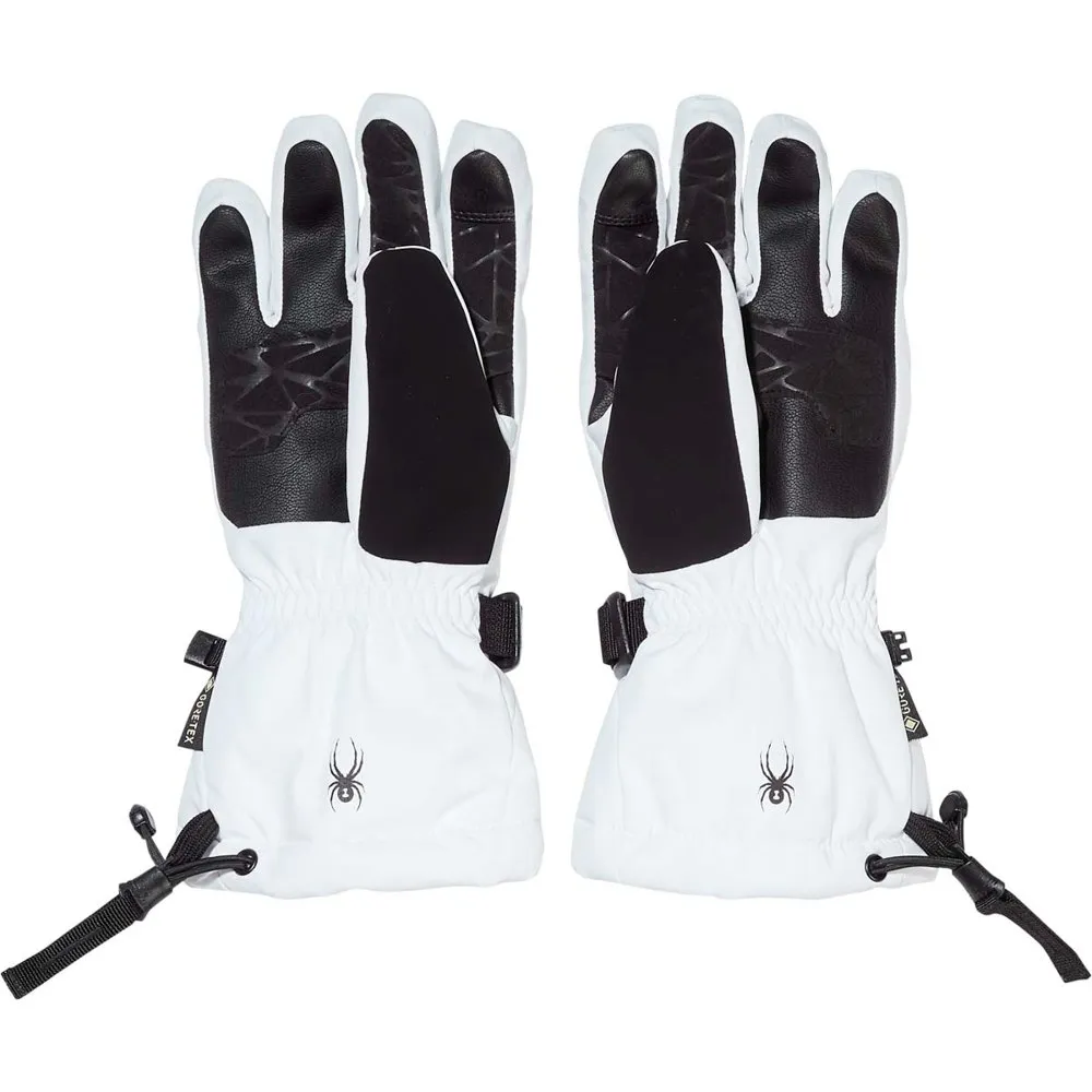 Spyder Synthesis Goretex Ski Gloves White | Snowinn