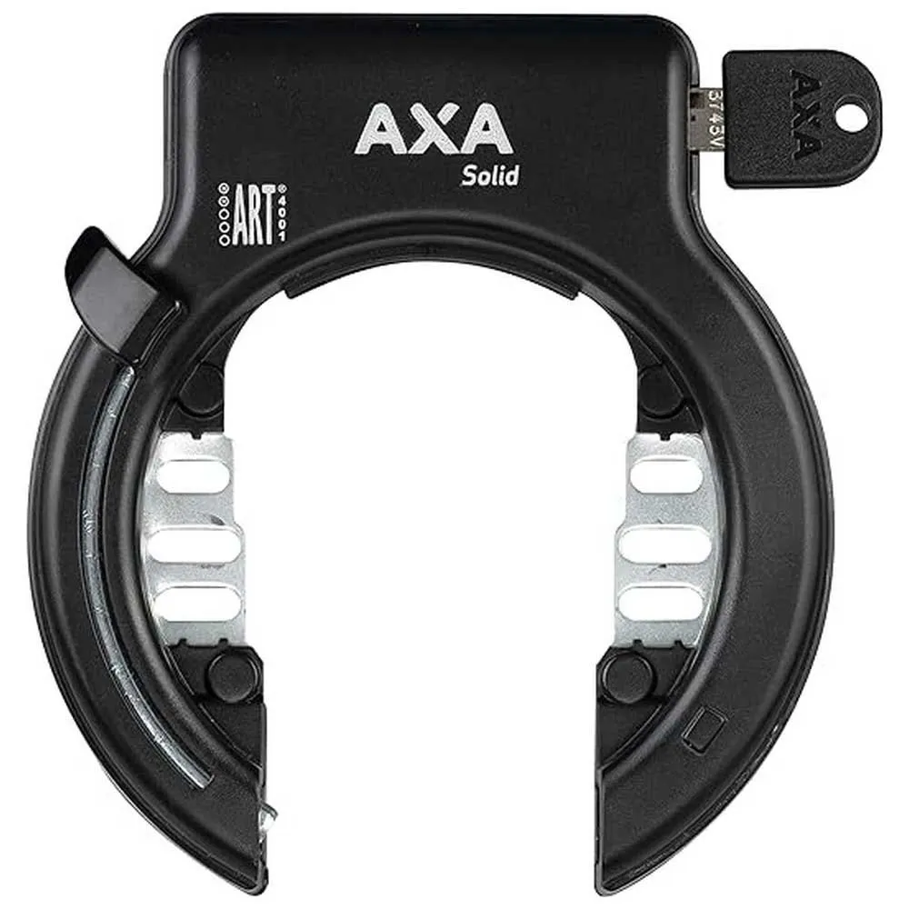AXA Candado Cuadro Solid Plus, Negro | Bikeinn
