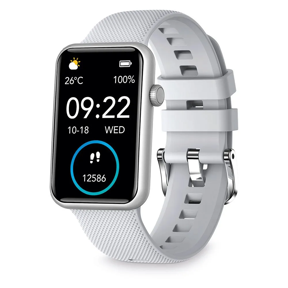 KSIX Tube Smartwatch Silver | Dressinn