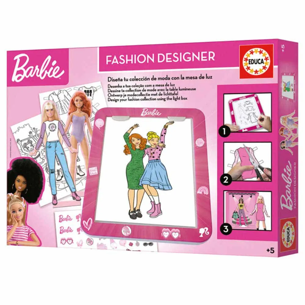 Educa borras Mesa De Luz Barbie Puzzle | Kidinn