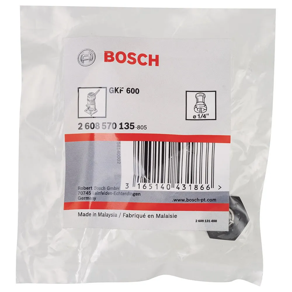 Bosch GKF 600 1/4 Spring Clamp Silver | Bricoinn
