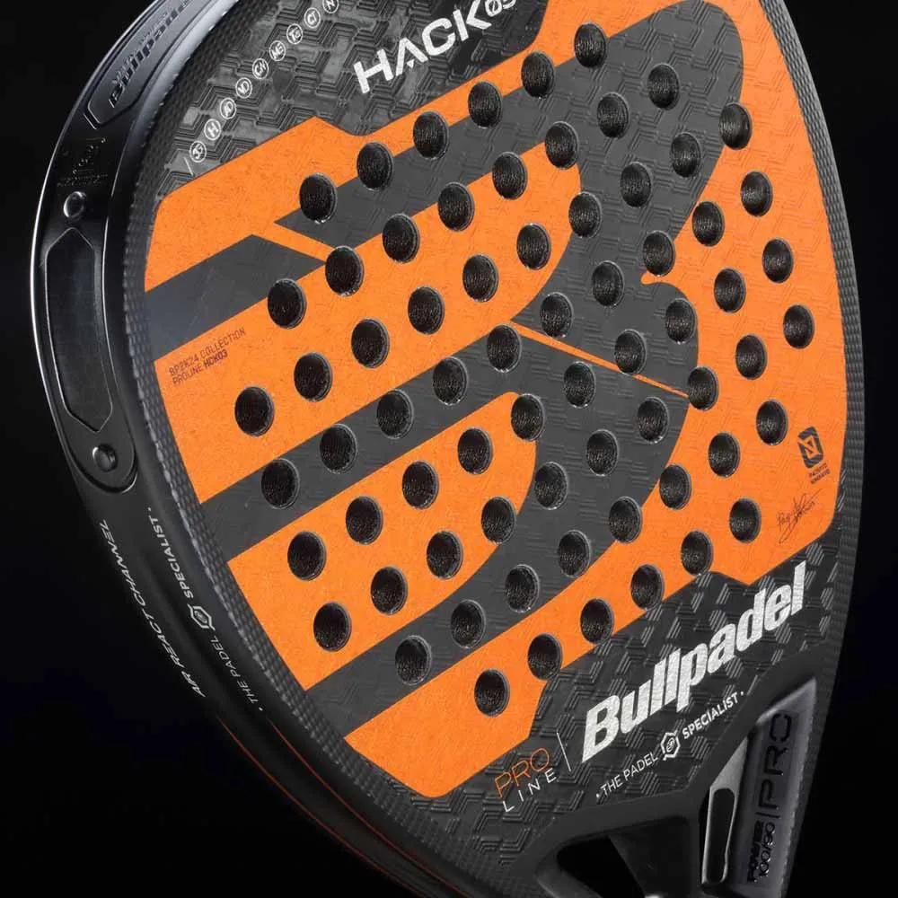 Bullpadel Hack 03 2024 padel racket Orange | Smashinn