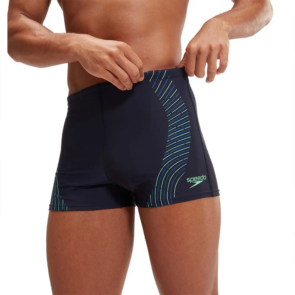 Speedo Duo Logo Print Boxer Black | Swiminn