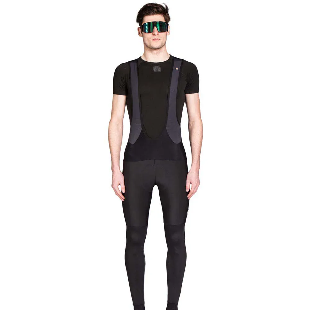 Bioracer Stripfire Tempest Full Protect Pixel Bib Tights, Black | Bikeinn