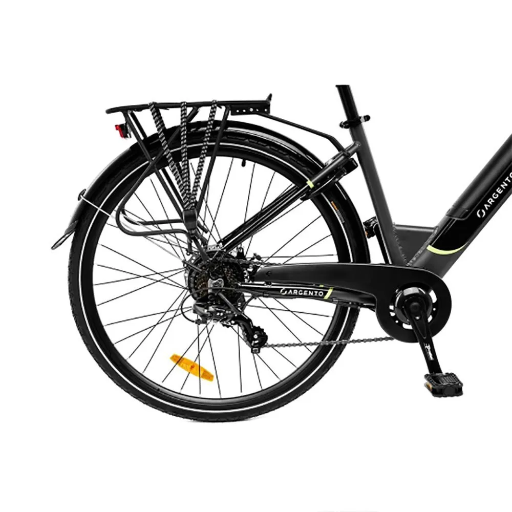 Argento Omega Folding Electric Bike, Silver | Bikeinn