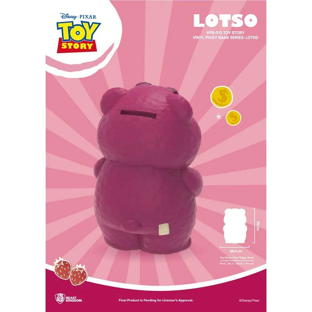 Beast kingdom toys Piggy Vinyl Lotso 35 cm Toy Story Figure Rose| Techinn