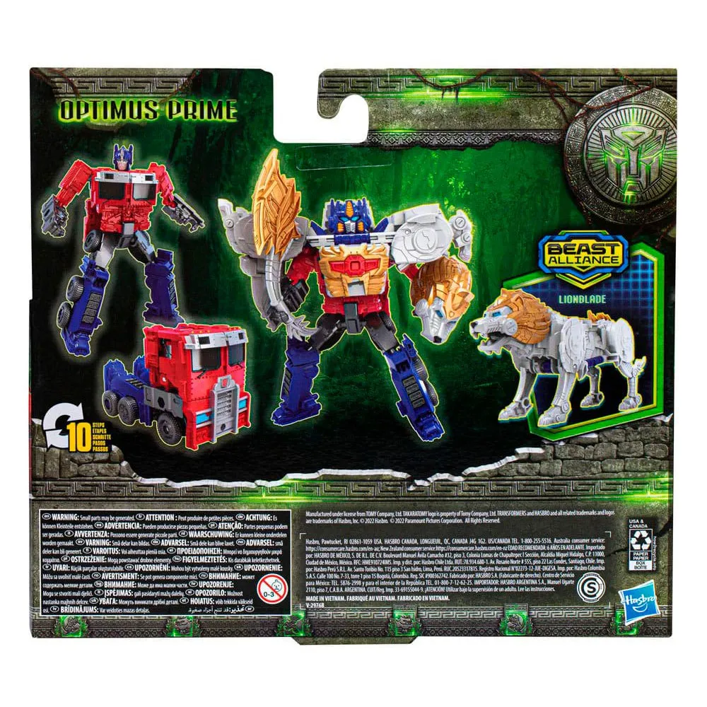 Hasbro De las figuras Optimus Prime y Lionblade Transformers Pack 13 cm ...