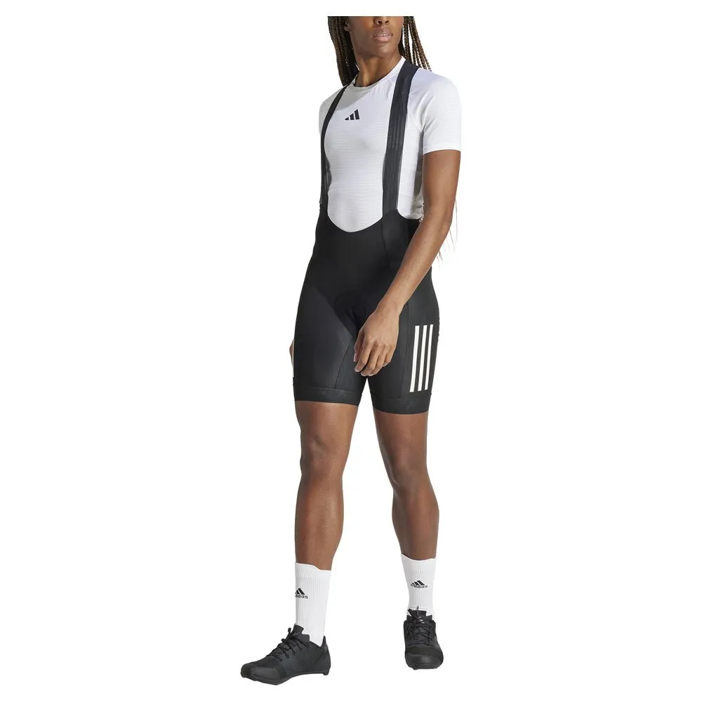 adidas Essentials 3 Stripes bib shorts, Black | Bikeinn