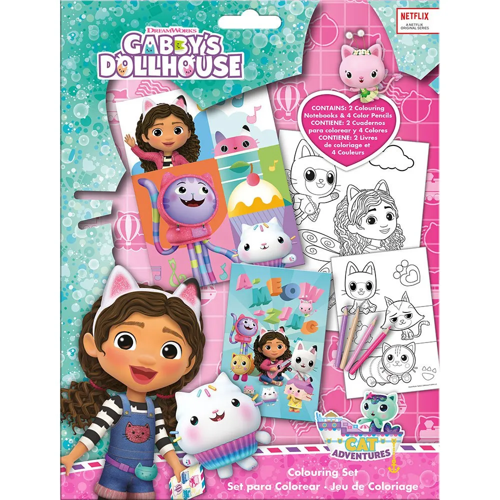 Gabby´s Colouring Set Pink | Kidinn