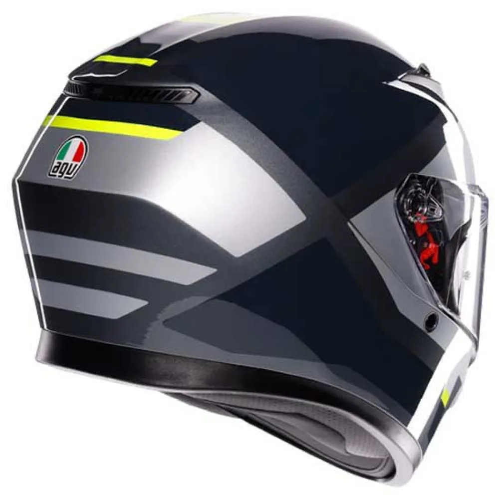 AGV K3 Shade E2206 MPLK full face helmet Grey | Motardinn