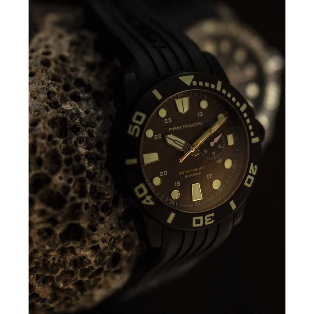 Pentagon Genesis watch, Black | Bikeinn