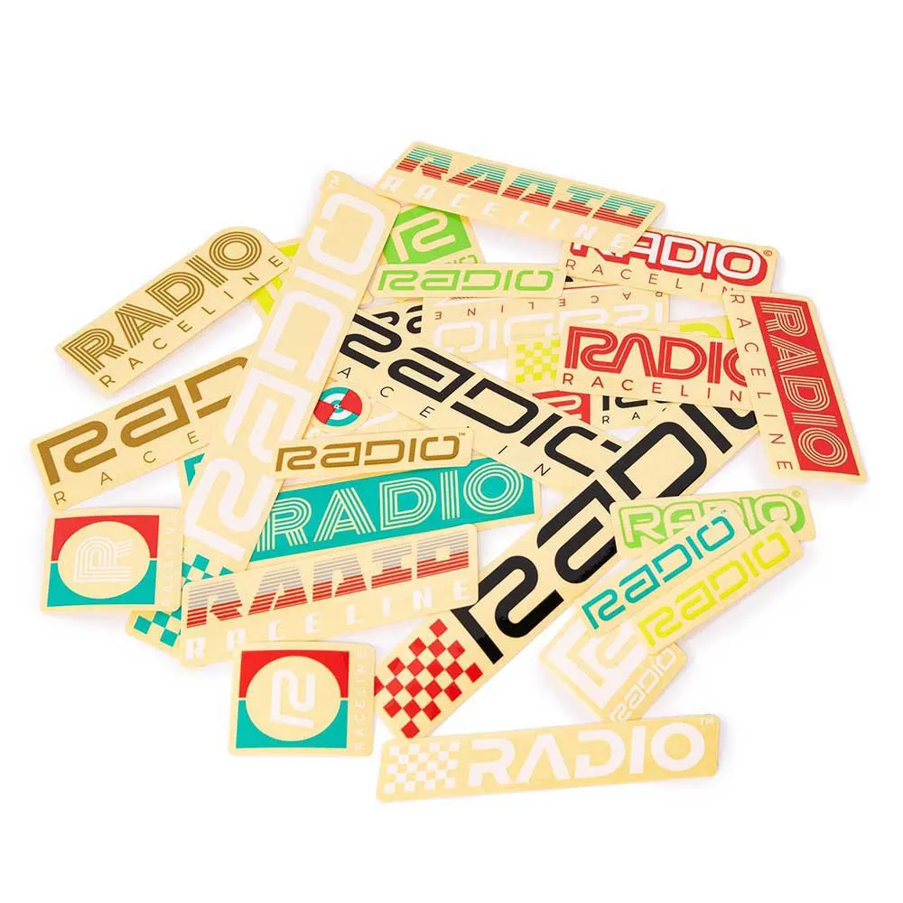 Radio raceline Sticker Set, Yellow | Bikeinn