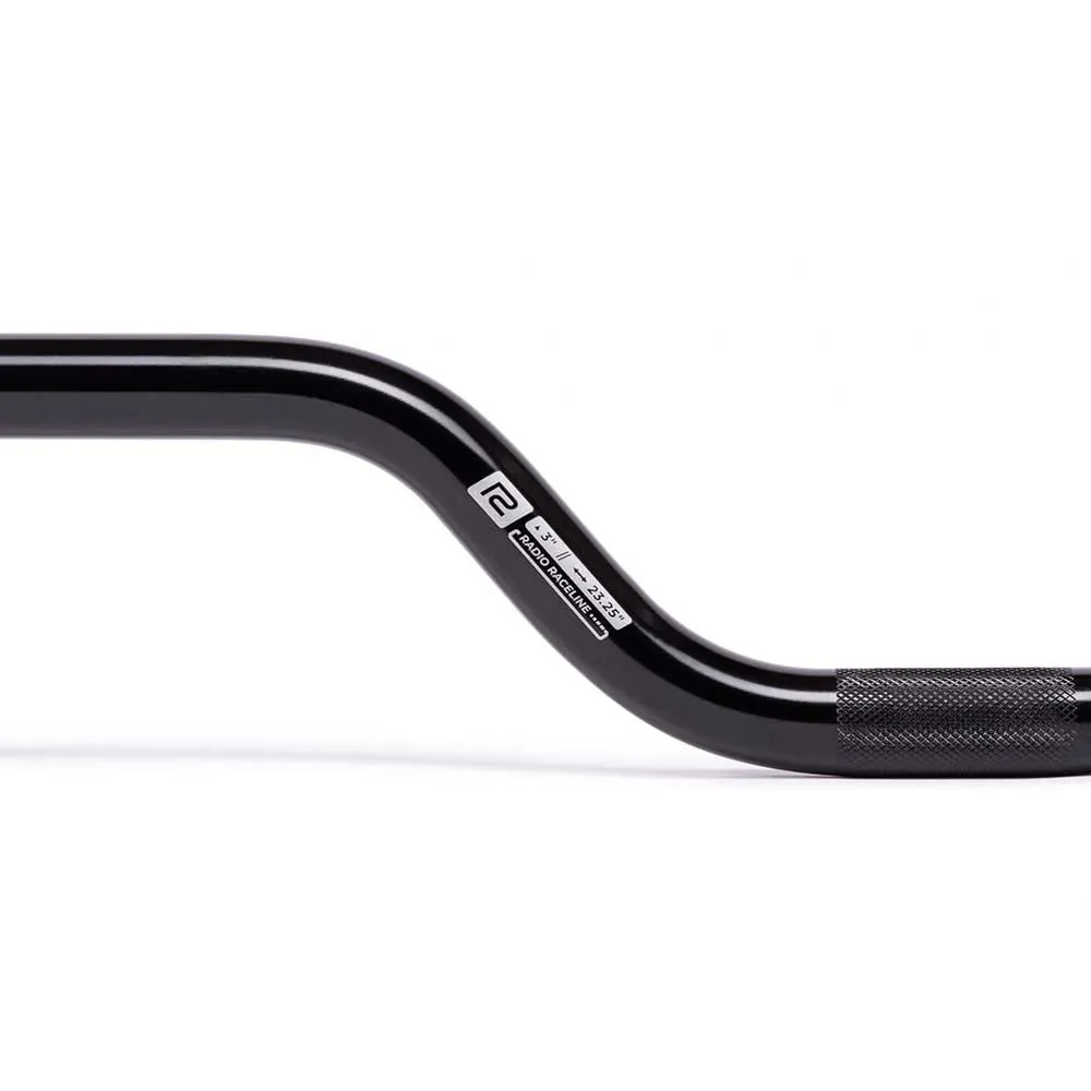 Radio raceline Guidon Xenon Mini 76 mm Rise, Argenté | Bikeinn