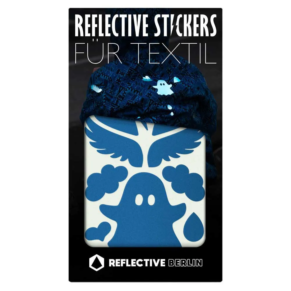 Reflective berlin Spooky Reflective Stickers, Blue | Bikeinn