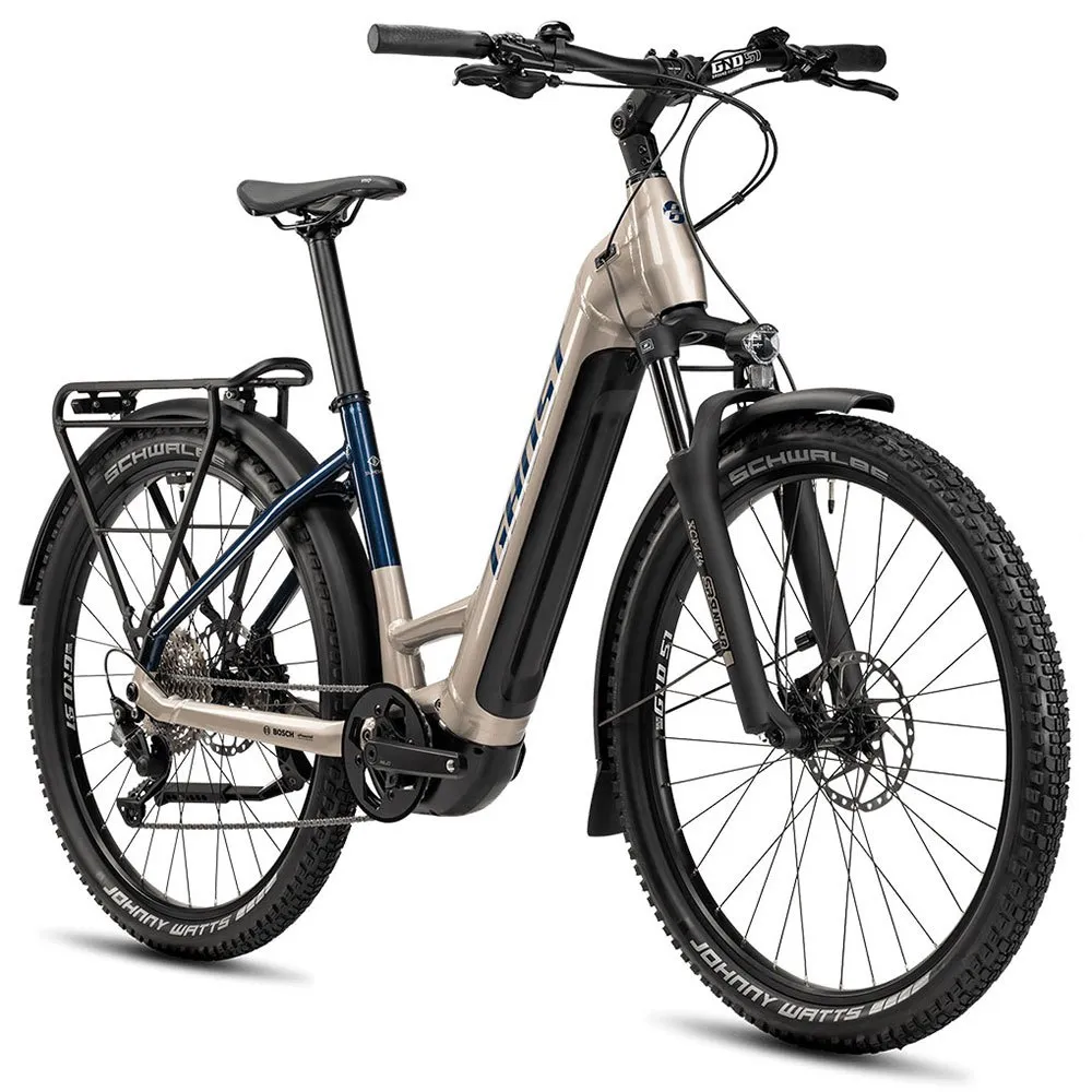 GHOST Vélo électrique E-Teru B Universal EQ Low 27.5´´ 2023, Argenté ...