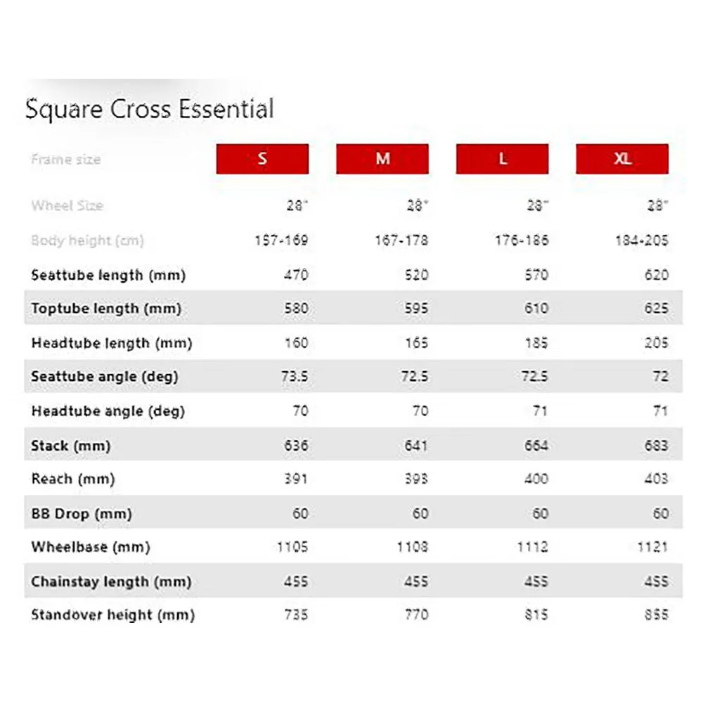 GHOST Square Cross Essential 2023 bike, Silver | Bikeinn