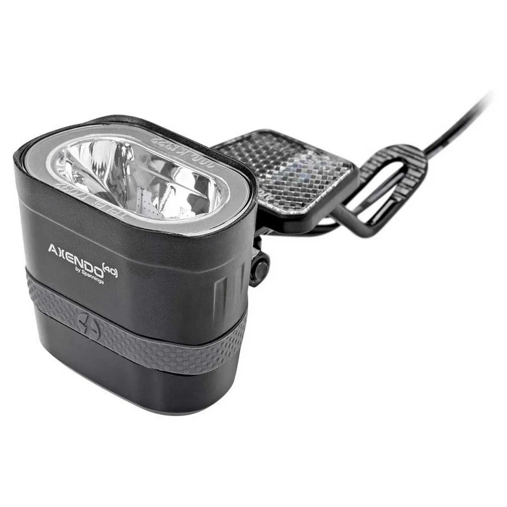Spanninga Axendo front light, Silver | Bikeinn