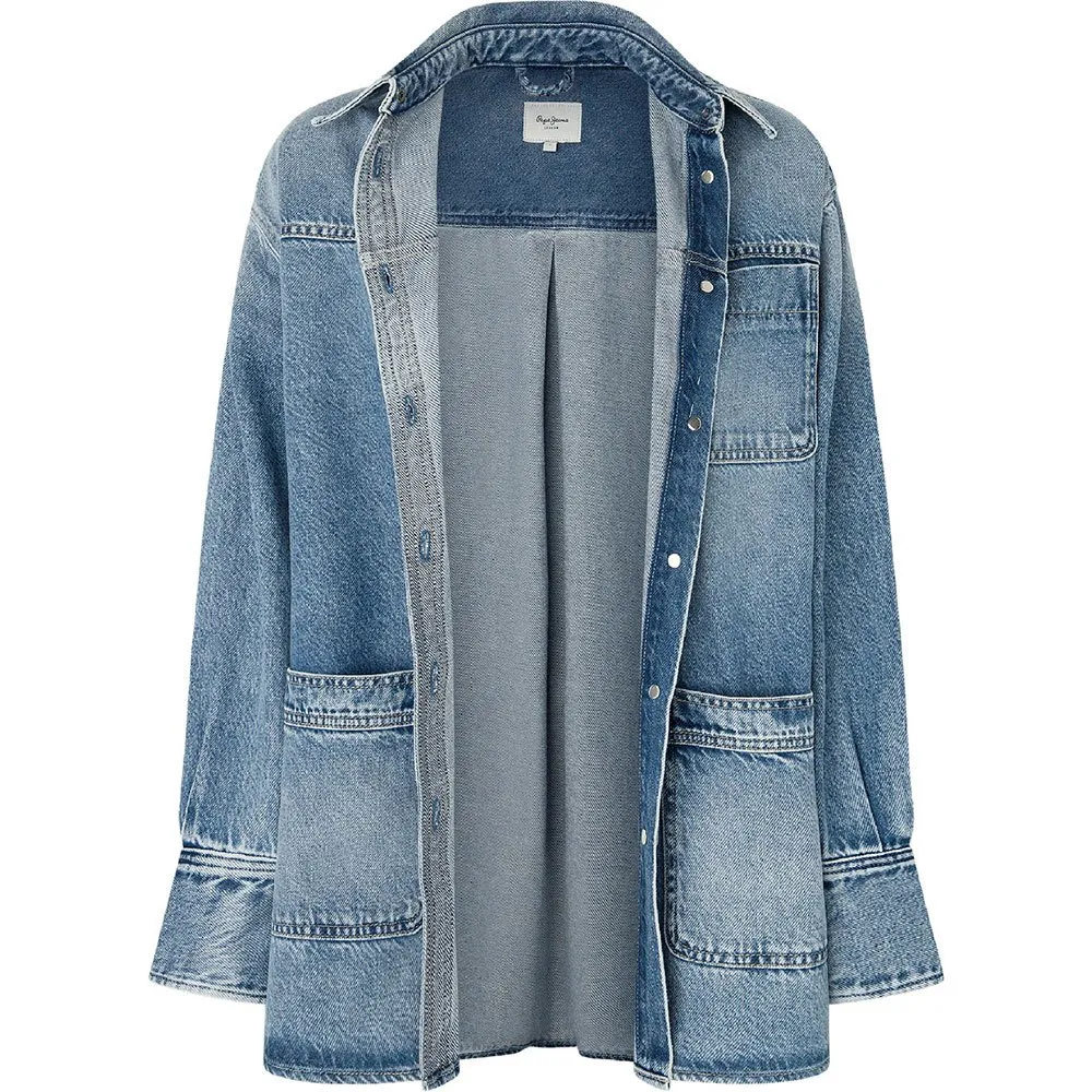 Pepe jeans Mandy denim jacket Blue | Dressinn