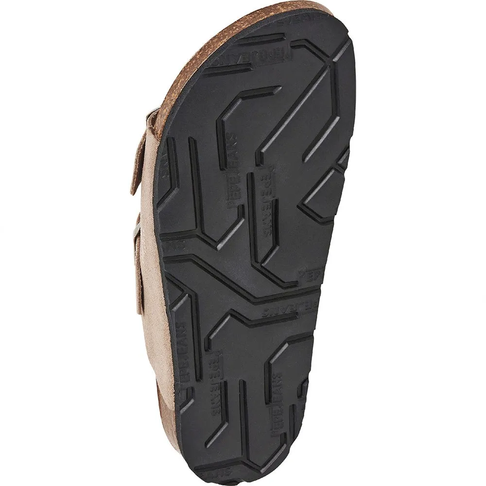 Pepe jeans Oban Suede sandals Brown | Dressinn