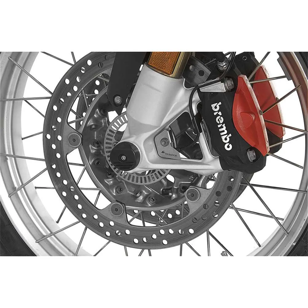 Touratech BMW R1250GS/R1200 GS Wheel Axle Protector Silver| Motardinn