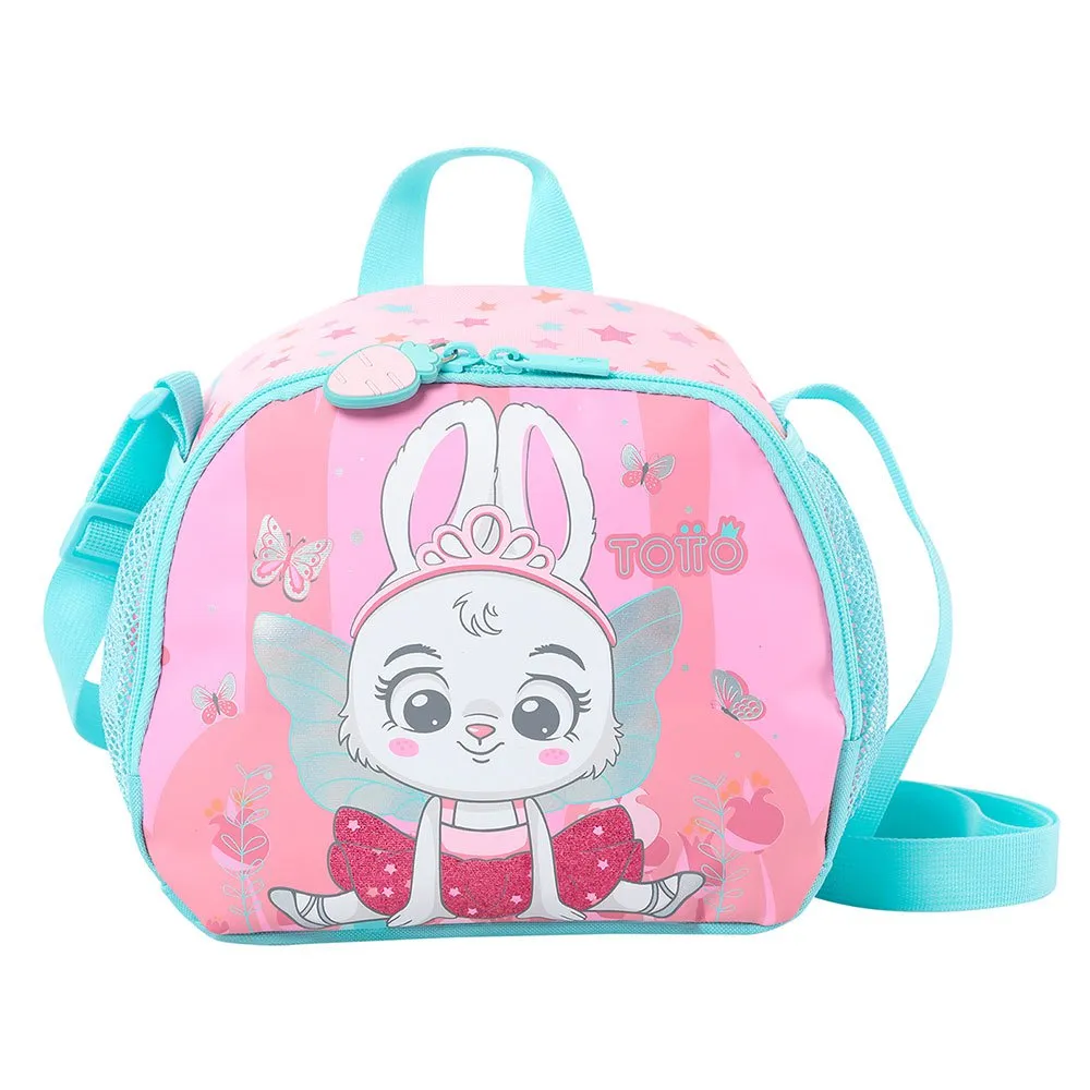 Totto Lonchera Dancing Rabbit Rosa | Dressinn