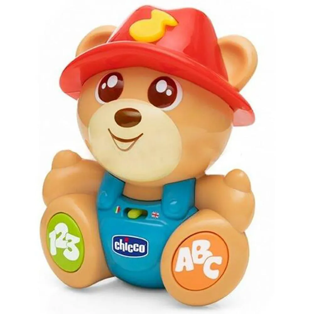 Chicco Your Bear Friend Abc Bilingual Teddy Orange | Kidinn