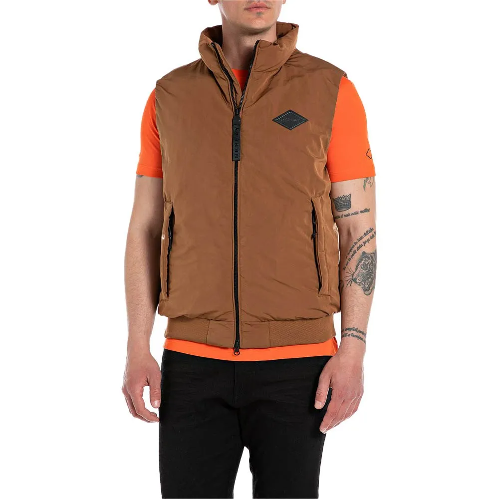 Replay M8376.000.84466 Vest Brown | Dressinn