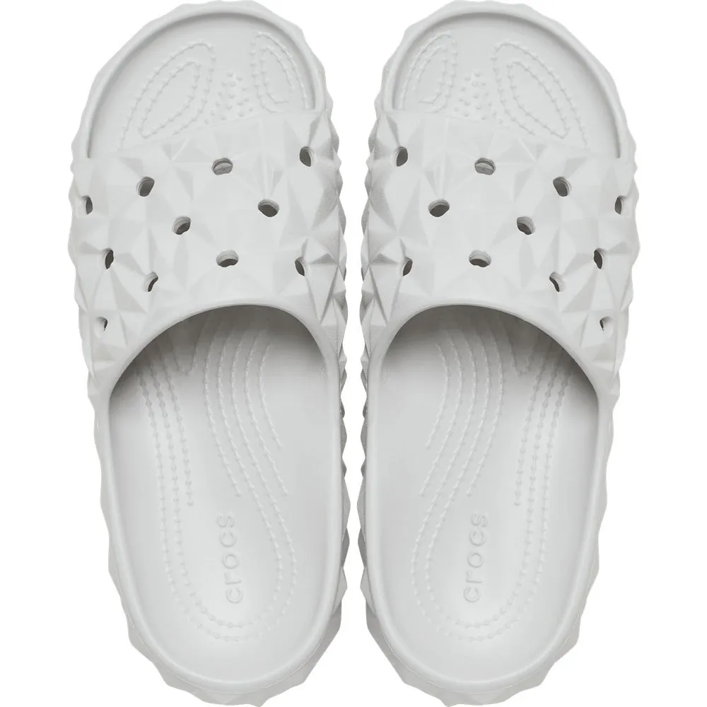 Crocs Classic Geometric v2 Slides White | Dressinn