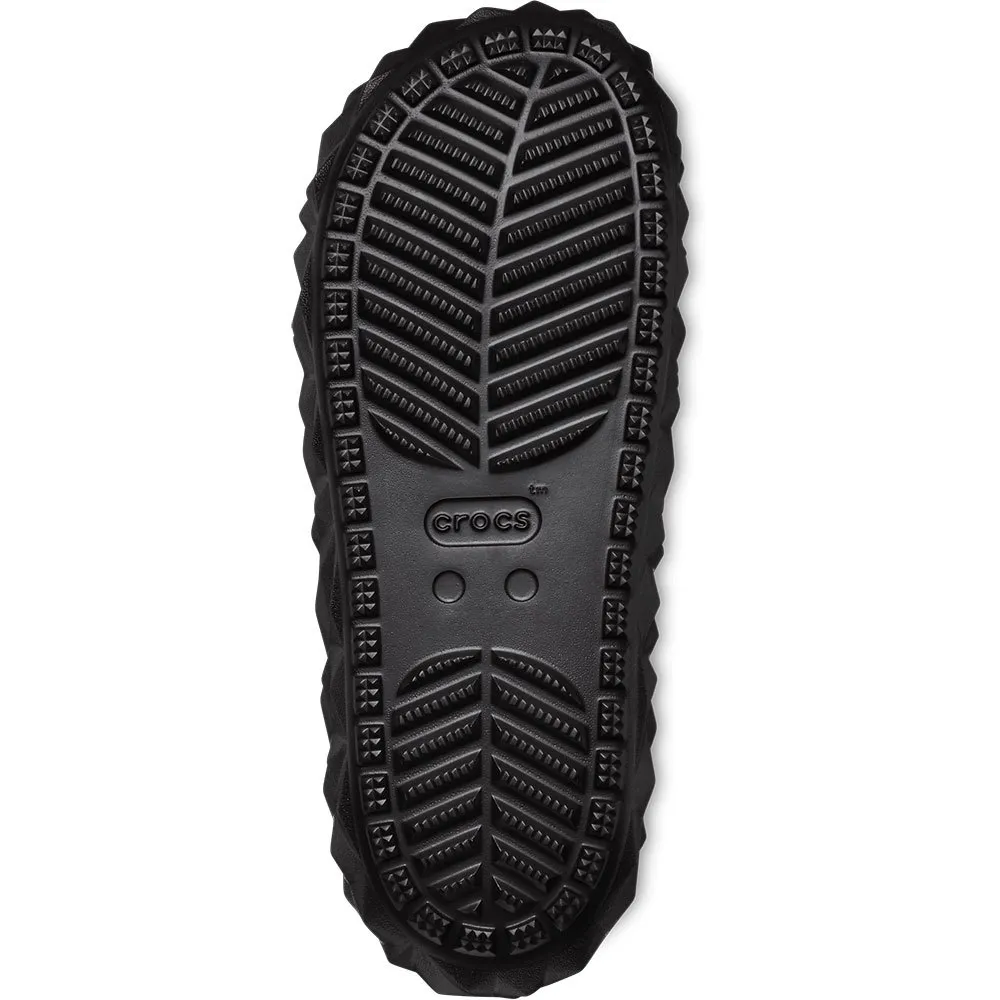 Crocs Classic Geometric v2 Slides Black | Dressinn